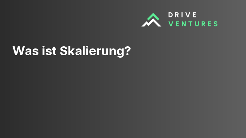Was ist Skalierung?